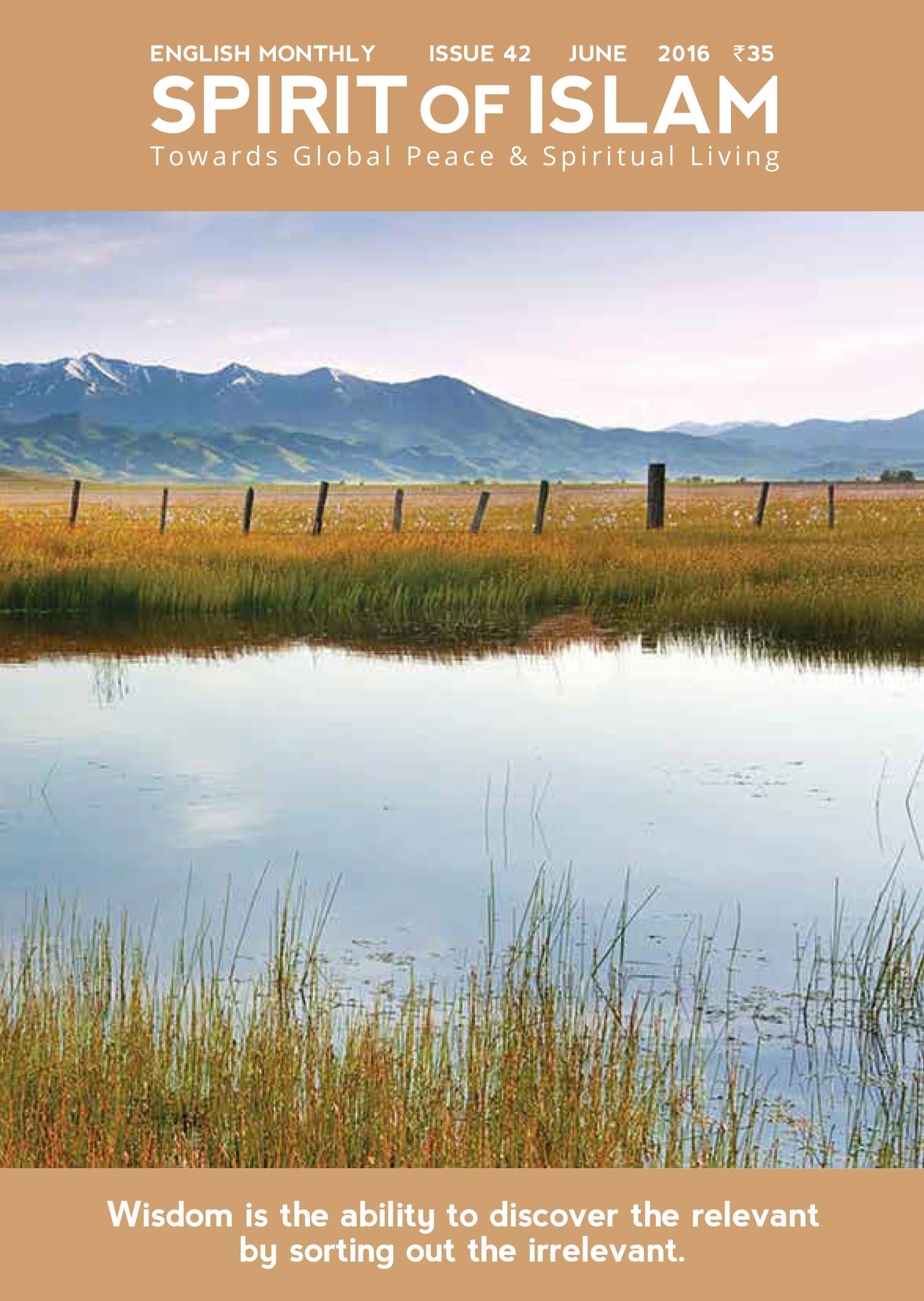 Spirit of Islam June 2016 | CPS GLOBAL